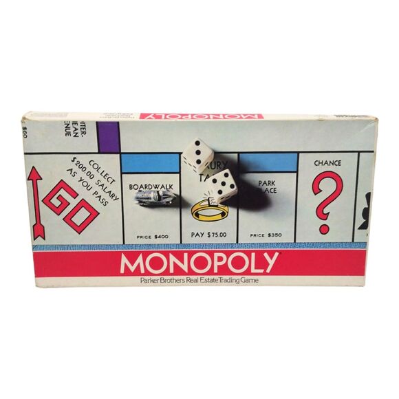 GAME | Games | Vintage 974 Monopoly Board Game Complete Set Collectible ...